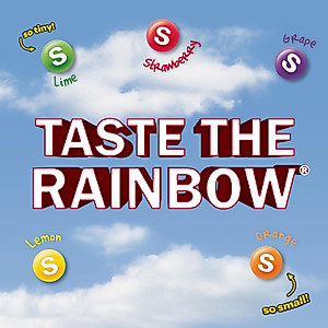 SKITTLES Littles Originals Rainbow St Patricks Day Mega Tubes Tiny Chewy Candy, 45.6 Oz, 24 Ct Bulk Box