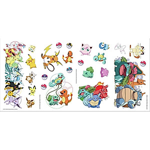 RoomMates RMK4150SCS Pokemon Favorite Character Peel and Stick Wall Decals
