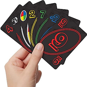 Mattel Games UNO Premium 50th Anniversary Edition Matching Card Game Featuring Commemorative Coin & 112 Cards, Game Night, Kids & Collectors Gift Ages 7 Years & Older.