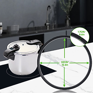 S-9882 Replacement Mirro Pressure Canner Gasket, Pressure Cooker Gasket Fit for Mirro 12/16/22QT Model M-0512 / M-0522 / M-0312 / M-0406 / M-0416 / M-0526 / M-0622