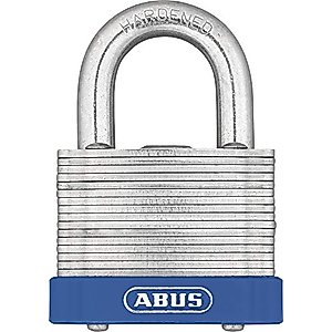 ABUS 41/40 Eterna Laminated Steel Keyed Different Padlock, Silver (1.5")