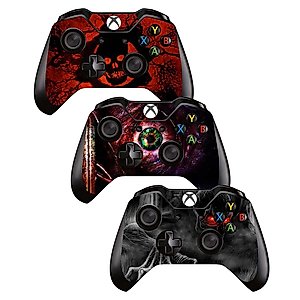 FOTTCZ [3PCS] Vinyl Skin for Xbox One/Slim/X Controller (Standard Edition), Sticker Decorate and Protect Device Surface, Group A