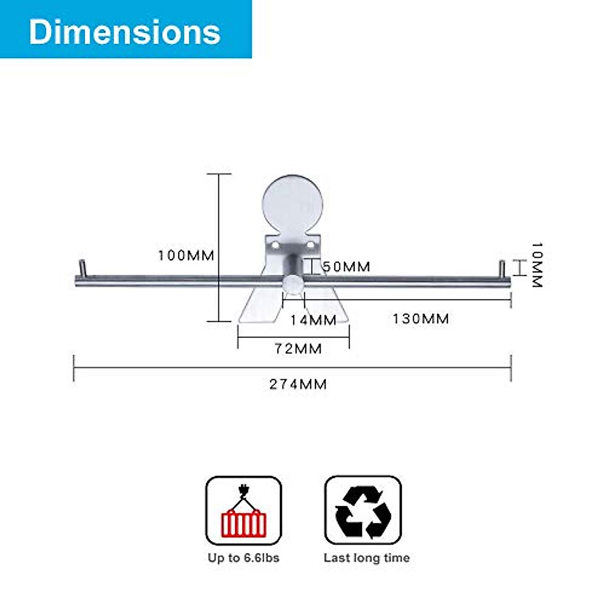 Clothes Hanger Organizer Stacker Storage Holder Rack for Closet and Laundry Room Tidier, Wall Mount, Adhesive or Drilling Installation, Stainless Steel