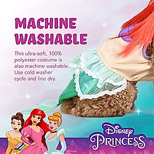 Disney for Pets Halloween Disney Princess Ariel Costume - Extra Small - | Disney Princess Halloween Costumes for Dogs, Officially Licensed Disney Dog Halloween Costume, Multicolor (FF22915)