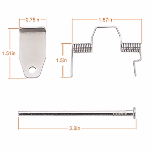 8201756 W10823377 Refrigerator Ice Dispenser Door Kit by SupHomie - Compatible with Whirlpool Refrigerators - Replaces AP3872692, 1164531, PS990120
