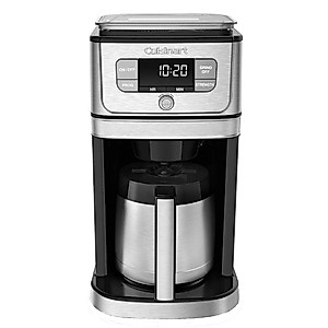 Cuisinart DGB850 Burr Grind & Brew 10 Cup Coffeemaker Silver (DGB-850) with 1 YR CPS Enhanced Protection Pack