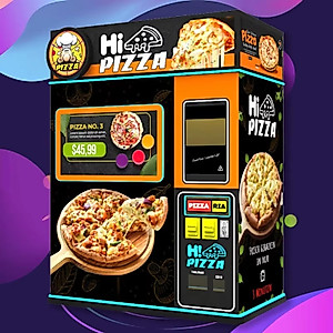 Heated Hot Food Pizza Hamburger Sandwich Vending Machine Automatic with Touch Screen Pizza Maker