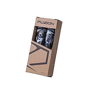 Fuzion Pro Scooters Hex Grips BMX Bike Grips (Black & White Swirl)
