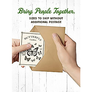 American Meadows Wildflower Seed Packets "Butterfly Garden'' Favors (Pack of 20) - Pollinator Wildflower Seed Mix to Attract Hummingbirds, Bees, and Butterflies, Party Favors for Any Occasion