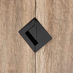 BOWERY HILL Modern Oak Finished Wood 2-Door Shoe Cabinet with Open Shelves