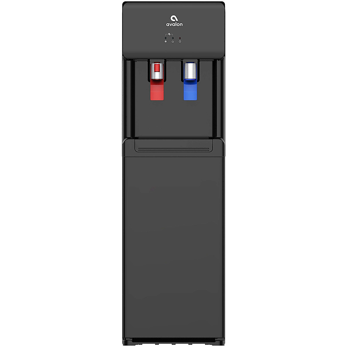 Avalon A6BLWTRCLRBLK Touchless Bottom Loading Cooler Dispenser-Hot & Cold Water, Child Safety Lock, Innovative Slim Design, Holds 3 or 5 Gallon Bottles-UL/Energy Star Approved-Black