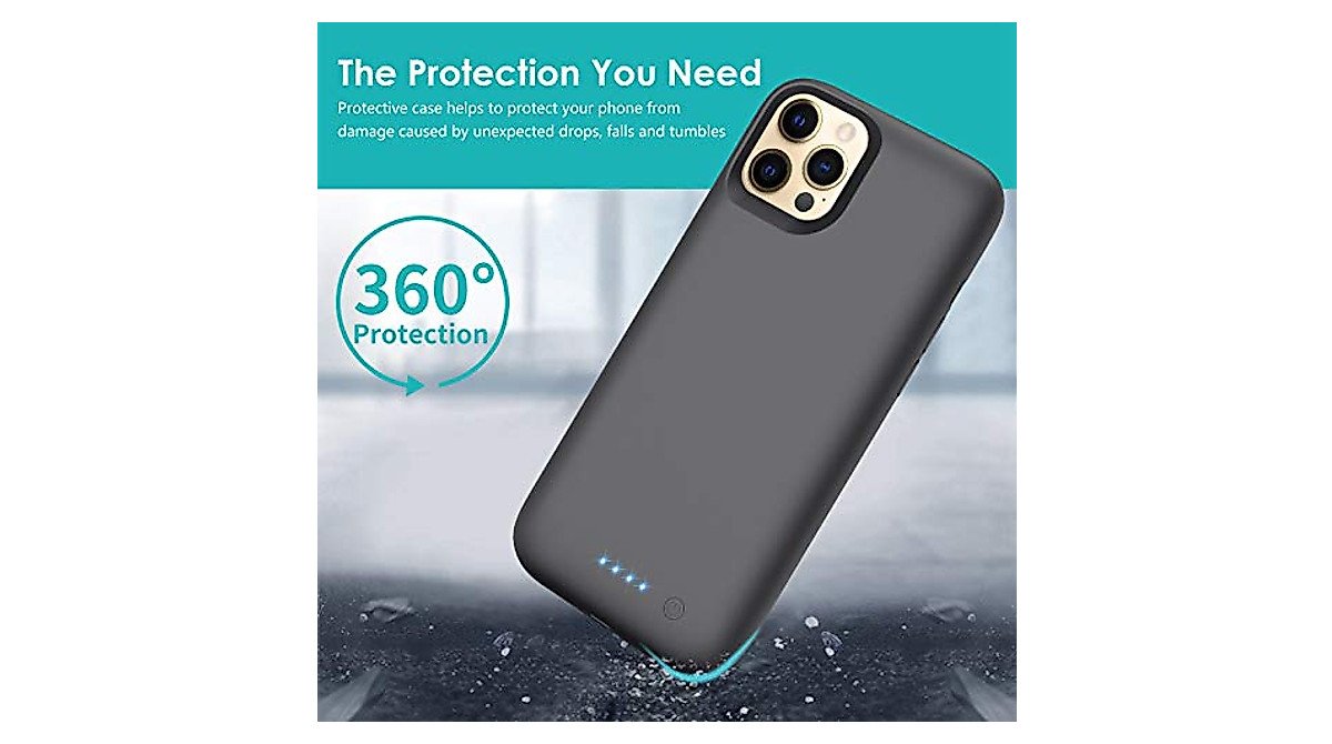 AONIMI 7800mAh Battery Case for iPhone 12 Pro Max | Powerful Portable ...