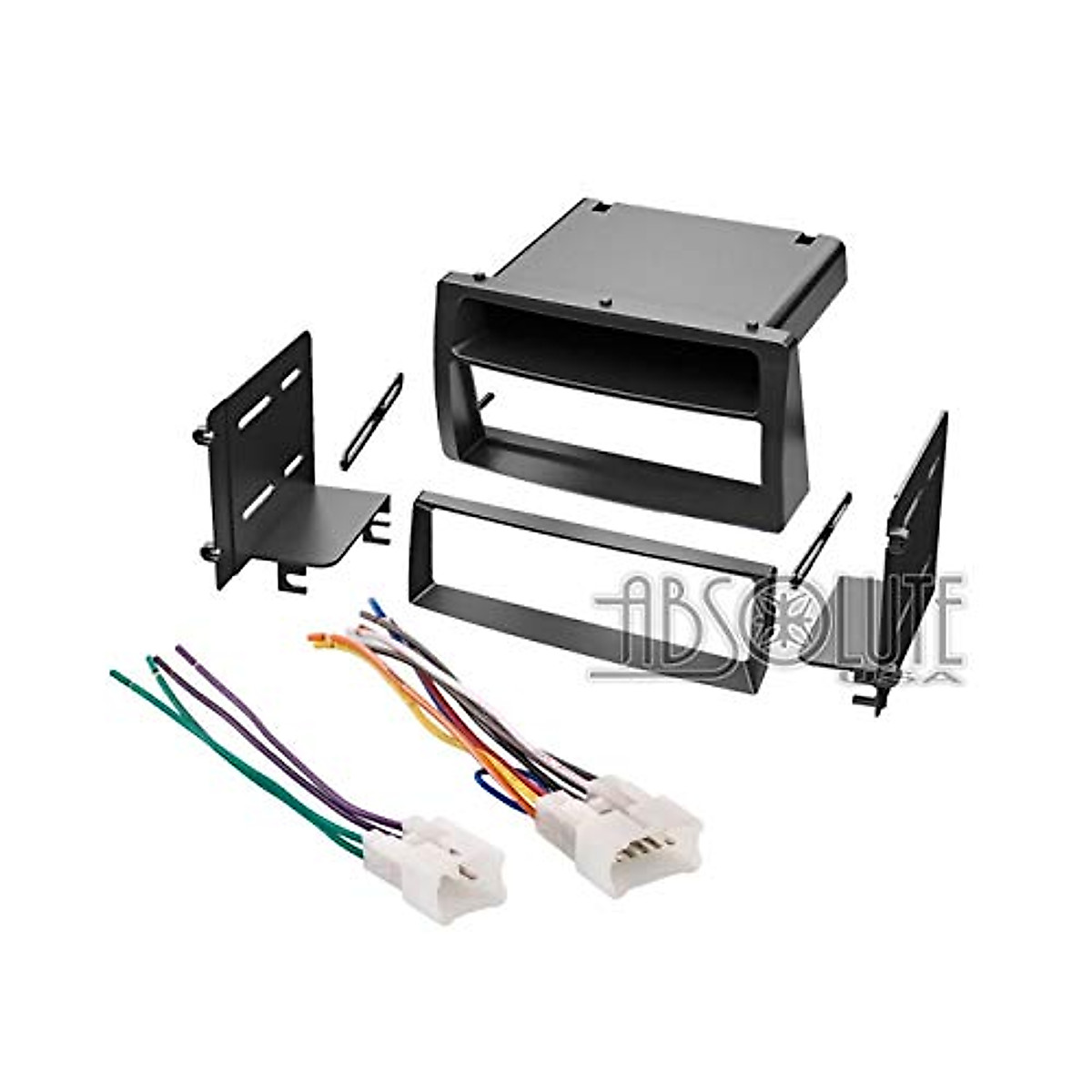 Absolute USA ABS99-8204 Toyota Corolla 2003 2004 2005 2006 2007 2008 Single DIN Stereo Harness Radio Install Dash Kit