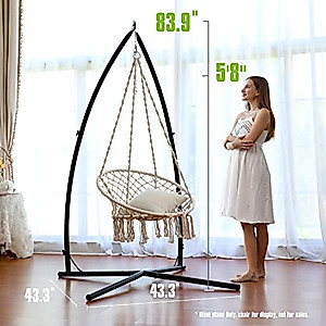 Zupapa X Hanging Hammock Chair Stand Only for Air Chair Porch Swing, Heavy Duty Outdoor Indoor Use