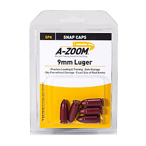 A-Zoom 15116 9mm Luger Precision Snap Cap 5 Pack