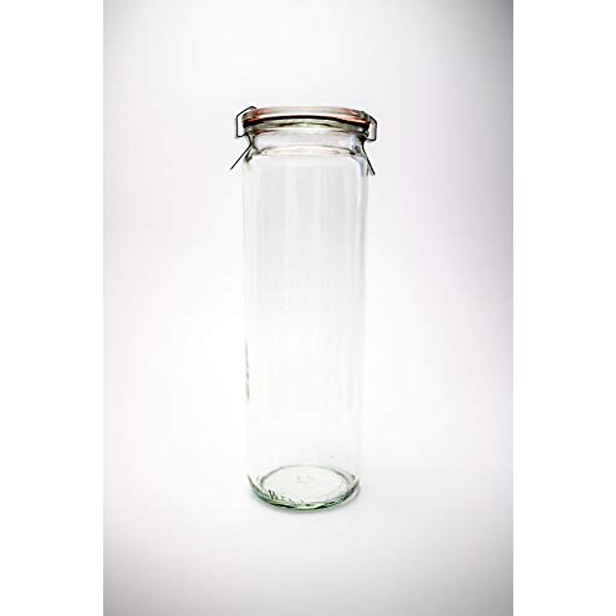 NOVIIML Jars - Weck Jars made of Transparent Glass - Eco-Friendly Canning Jar - Storage for Food, Yogurt and Jelly with Air Tight Seal and Lid - 1/2 liter Tall Jars Set - Set of 2 Jars with Lids