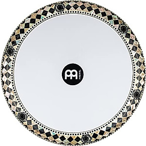Meinl Percussion Artisan Edition Doumbek with Cast Aluminum Shell and Mother of Pearl Inlay — Made in Egypt — 8 3/4" Tunable All-Weather Synthetic Head, 2-Year Warranty, Mosaic Royale (AEED1)