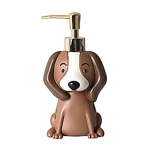 Allure Home Creation Puppy Love 4-Piece Resin Bathroom Accessory Set