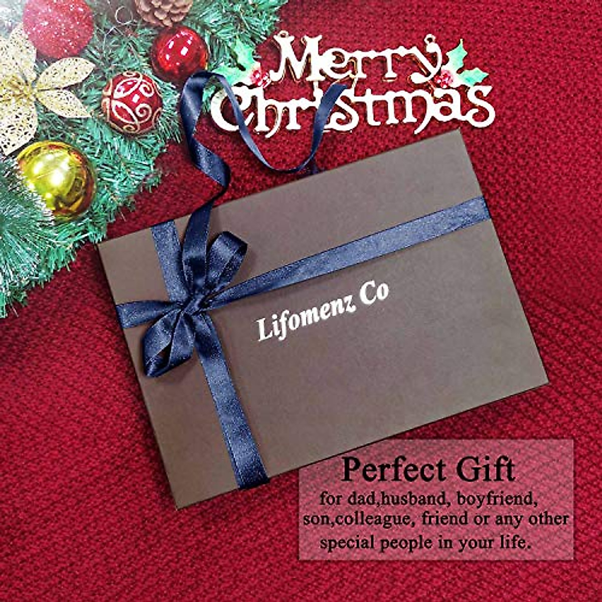 Lifomenz Co Wood Pen Display Box 10 Pen Organizer Box,Glass Pen Display Case Storage Box with Lid,Top Glass Window Pen Collection Display Case