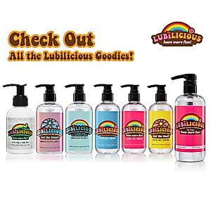 Lubilicious Organic Aloe Water Based Personal Lubricant - Natural Lube - Aloe Lube - Natural Lubricant - Water Based Lube Gel Glycerin Paraben Free - Personal Lube