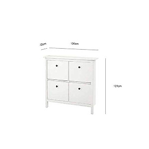 N/A Fashion Home Shoe Cabinet Solid Wood His Doumen Hall Cabinet Simplified Mail Delivery (Color : OneColor)