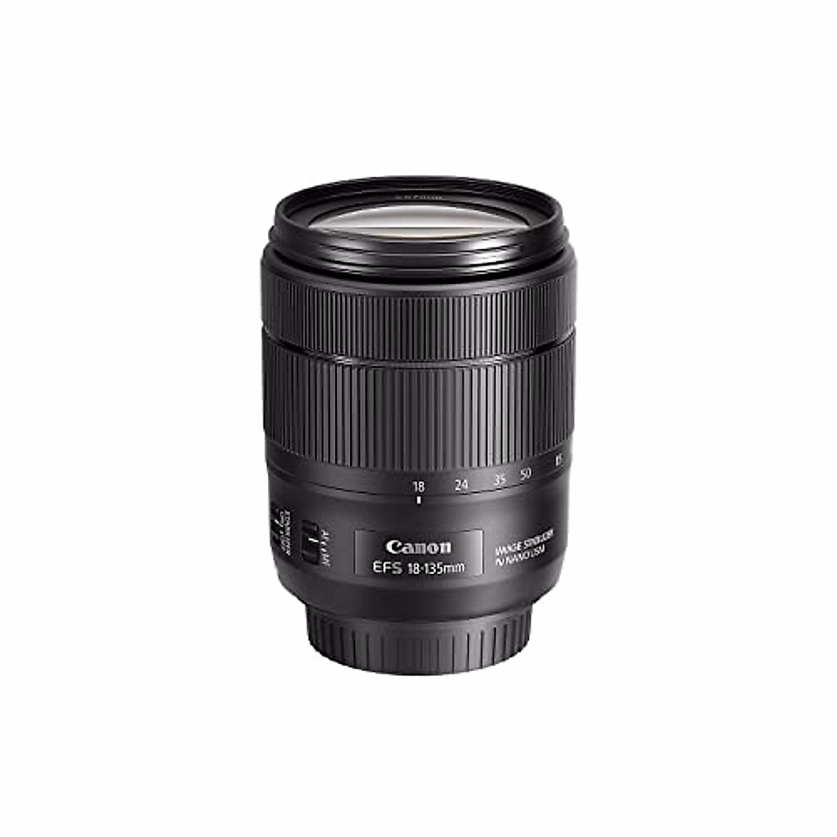 Canon EF-S 18-135mm f/3.5-5.6 Image Stabilization USM Lens (Black) (Renewed)
