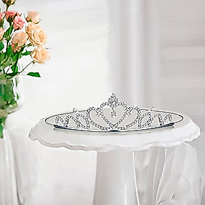 Chuangdi 6 Pieces Tiara for Women Crystal Tiara Crowns Rhinestone Headpiece Bridal Wedding Headband Birthday Prom Pageant Party Hair Accessories