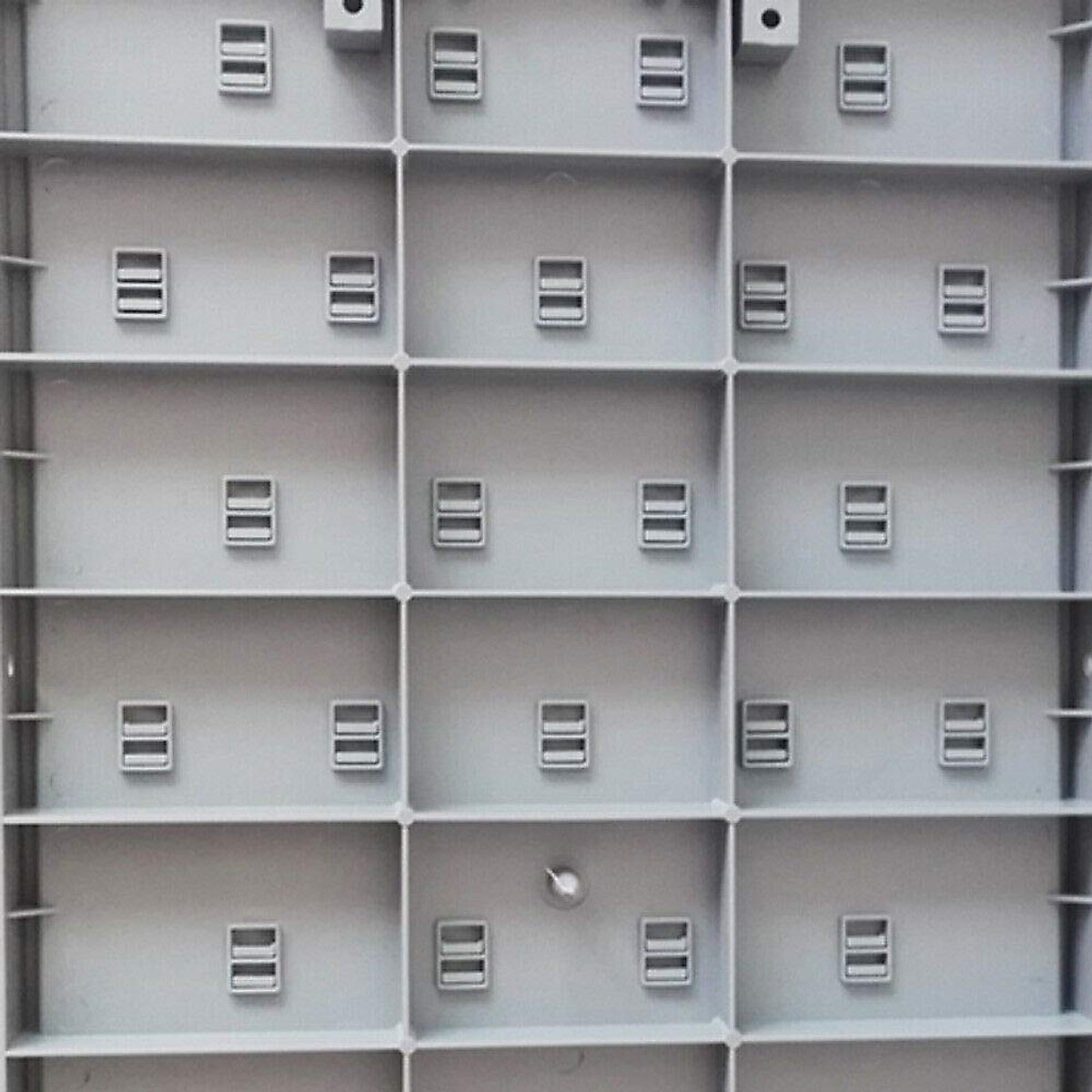 Eapmic 2 Pcs Laboratory Drying Rack Detachable 27 Pegs Wall Mount Glassware Drying Rack Built-in Molded Drain Pan, Lab Supply Pegboard for Tube Beaker Flask Dry