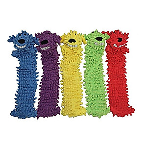 Multipet's 18-Inch Floppy Loofa Light Weight No Stuffing Dog Toys, Assorted Colors