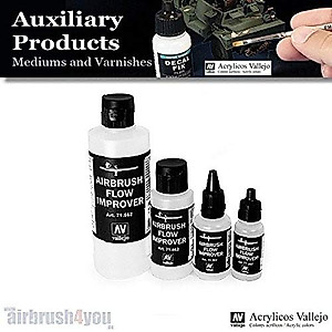Vallejo Airbrush Flow Improver 60ml Paint Set