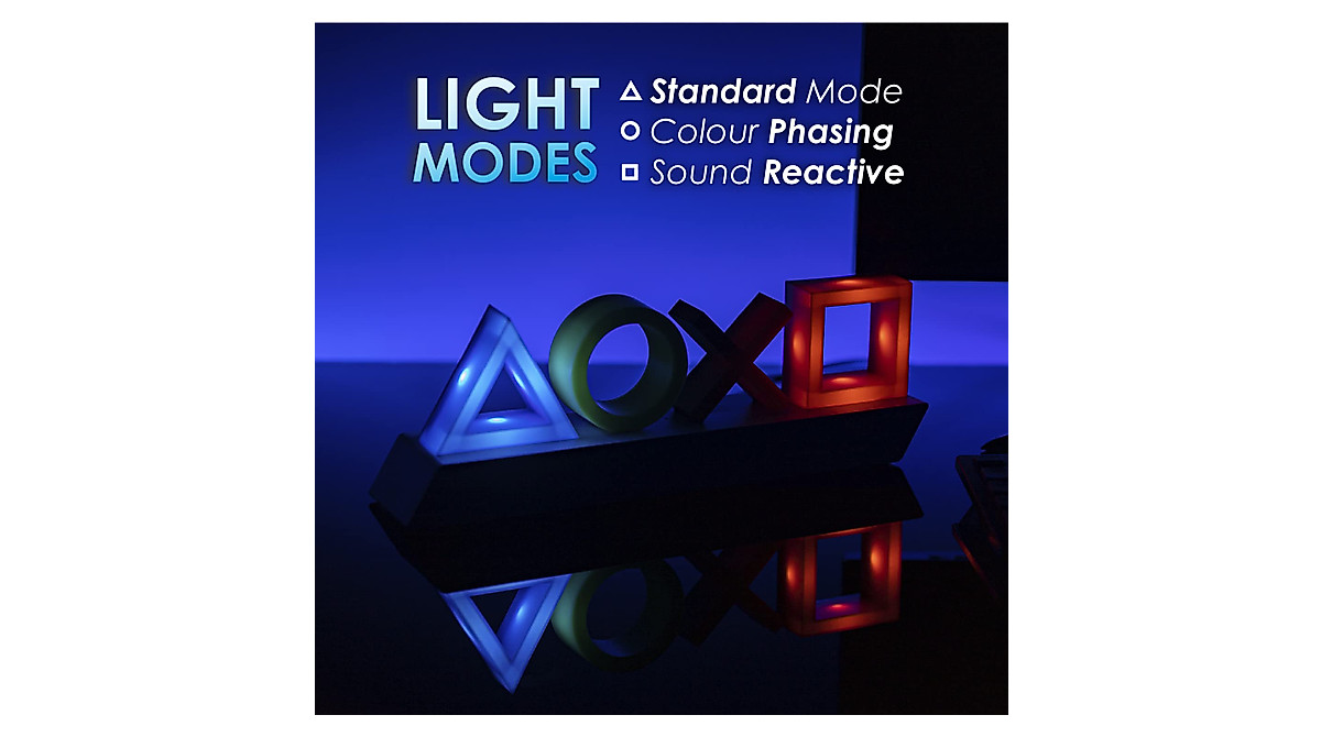 Stylish PlayStation Heritage Icons Light for Gamers