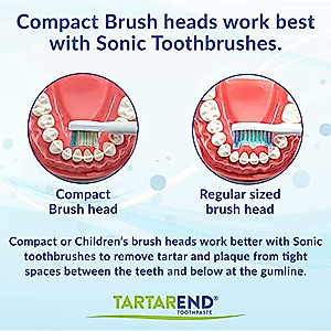 TartarEnd Toothpaste for Tartar Removal - Tartar Control Toothpaste to Remove Tartar and Plaque from Teeth at Home and Prevent Tartar and Plaque Buildup - 3.4 oz Tube, 1-Pack