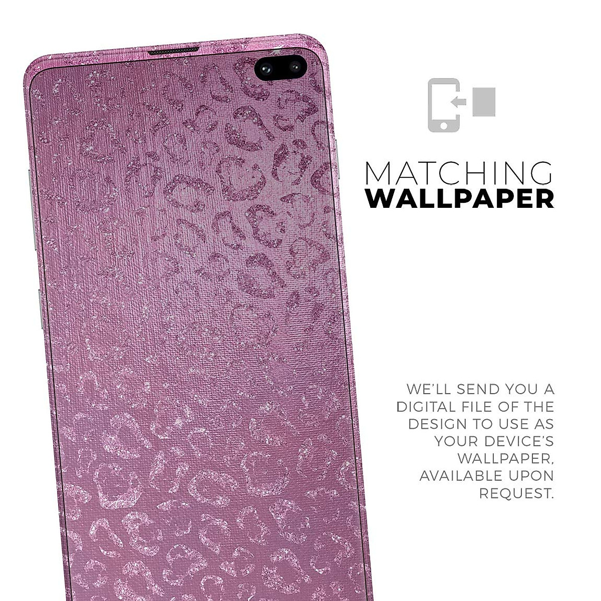 DesignSkinz Glamorous Pink Cheetah Print Protective Vinyl Decal Wrap Skin Cover Compatible with The Samsung Galaxy S20 (Screen Trim & Back Glass Skin)