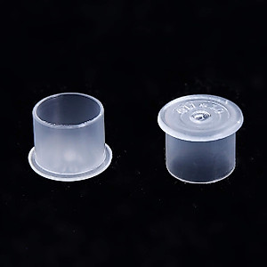 Tattoo Ink Caps Small,1000pcs Plastic Disposable Microblading Makeup Tattoo Ink Cups with Base,Pigment Ink Caps Sizes 11mm Tattoo Accessories for Tattoo Ink,Tattoo Kits,Tattoo Supplies (S)