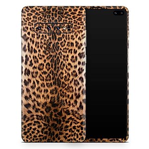 DesignSkinz Mirrored Leopard Hide Protective Vinyl Decal Wrap Skin Cover Compatible with The Samsung Galaxy S20 (Screen Trim & Back Glass Skin)