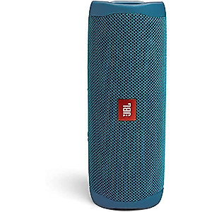 JBL FLIP 5 Waterproof Portable Bluetooth Speaker - Eco Blue (Renewed)