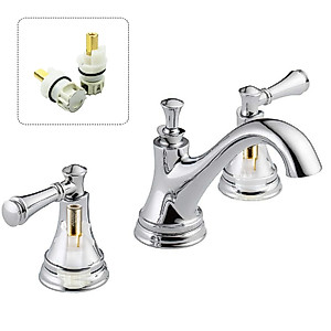 4 Pack RP25513 Faucet Stem Replacement for Two Handle Faucet Repair Kit, Faucet Stem Assembly with RP4993 Seat and Springs