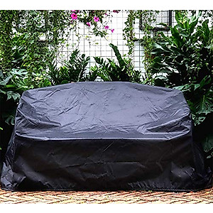 Patio Loveseat Bench Cover UCARE Waterproof 2/3/4 Seater Garden Sofa Bench Protector Lounge Deep Seat Covers for Outdoor Indoor Furniture (4 seat Bench Cover: 75x26x35in/ 190x66x89cm)