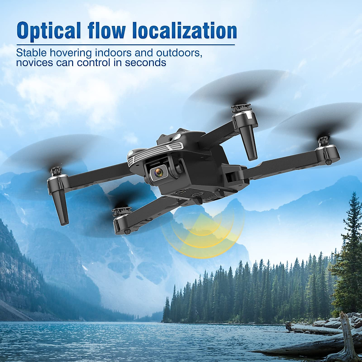 Mini Drones for Kids with 1080P FPV Camera,Obstacle Avoidance,Follow Me,BIWASE RC Quadcopter for Beginners,Remote Control Toys Gifts for Boys Girls with Altitude Hold,One Key Control,Headless Mode,3D Flips 2 Batteries