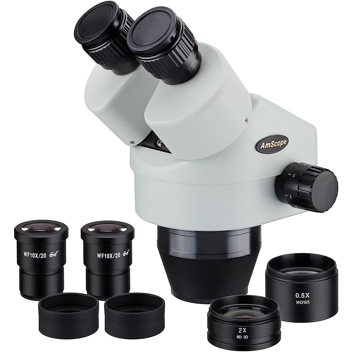 AmScope SM3590B 3.5X-90X Binocular Zoom Power Stereo Microscope Head