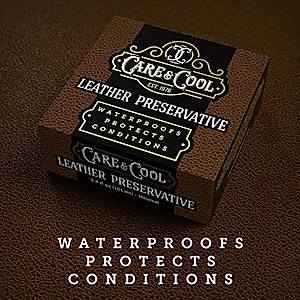 Since 1976, Leather Conditioner, Protector and Renovator (3.4 oz). The Best Waterproofing Leather Restorer for Boots, Shoes, Purses, Jackets, and Furniture to Preserve Your Leather Products Durably.