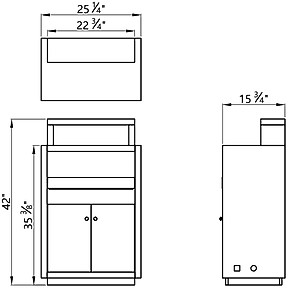 Beauty Salon Reception Desk All Purpose Reception Desk Reception Counter With Illumination Lights - Orsacchiotto -White