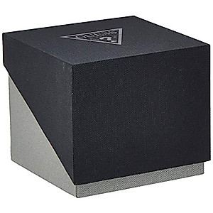 GUESS 45 mm Surge Copper Wire Sunray Textured Dial Silicone Strap W1168G3 Black One Size