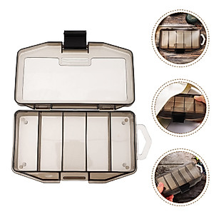 Gatuida 2pcs Boxes Bait Accessory Box Tackle Boxes Convenient Fishing Tackle Organizer Fishing Accessories Boxes Portable Lure Containers Fishing Accessories Containers Fish Hook Holders