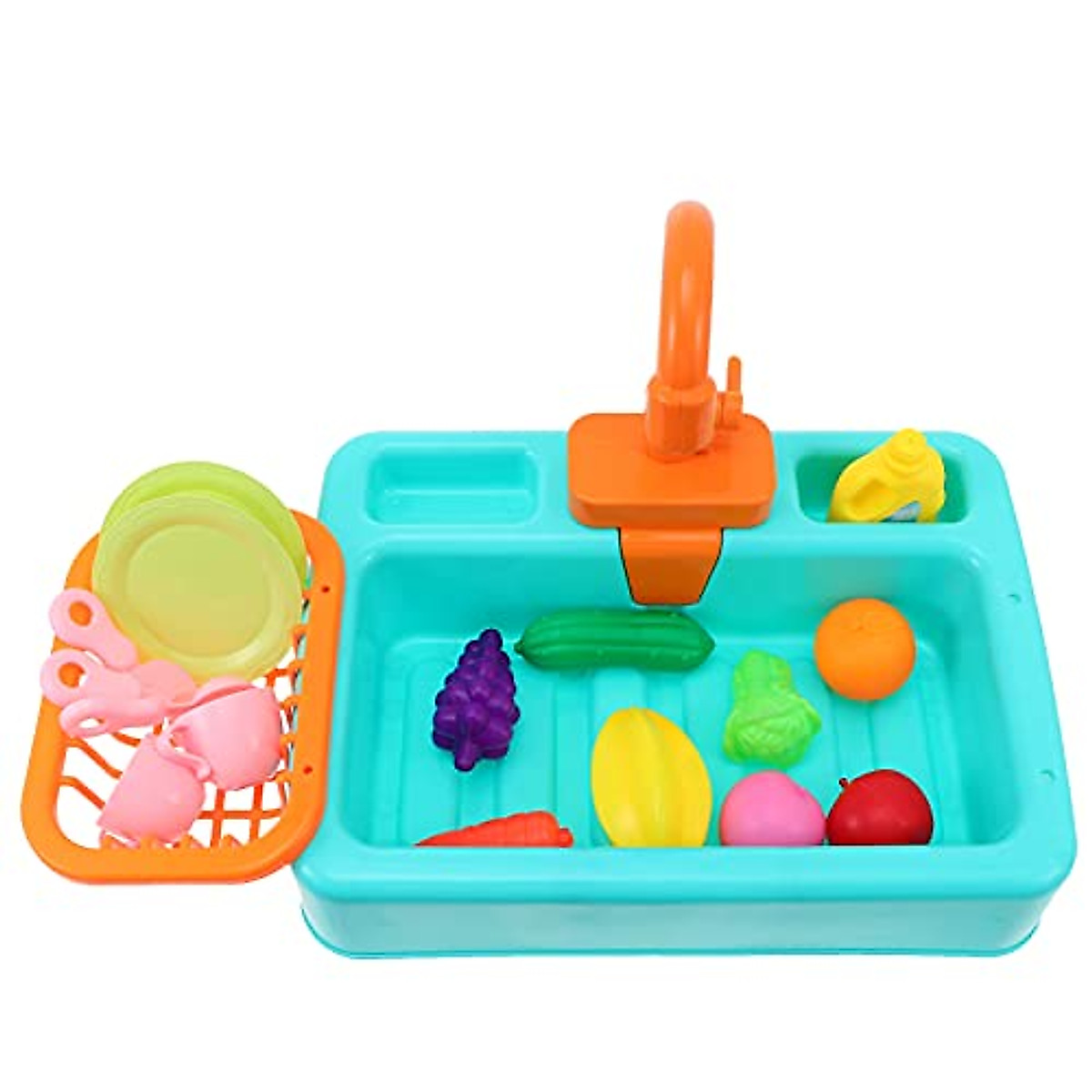 balacoo Small Bird Toys Parrot Bath Tub with Faucet Automatic Bath Box Water Dispenser Bird Shower Feeder Sink Playing Toy for Small Parrot Budgie Parakeet Canary Macaw Children Toys