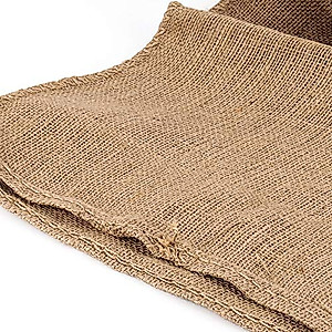 HAKZEON 5 PCS Burlap Bags, 40x24 Inch Burlap Potato Sacks Race Bags for Adults and Kids, Reusable Sturdy Storage Bags for Home and Gardening, Made of 100% Jute, Birthday Party Game Bags