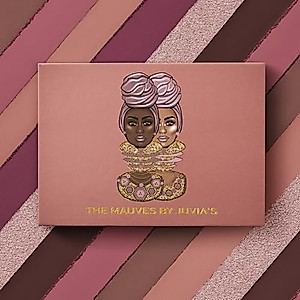 Juvia's Place Palette The Mauves - Deep Browns, Purple & Pink, Shades of 6, Nude to Light Mauves, Pressed Pigments Palette, Professional Makeup, Pigmented Pan Palette for Color & Shine