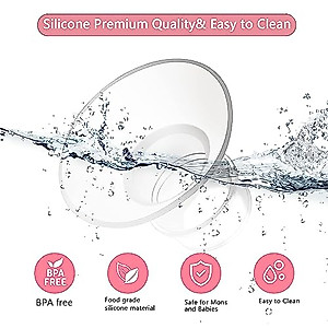 Silicone Flange Insert 13/15/17/19/21mm, Compatible with Medela, Willow, Momcozy S9/S10/S12 Wearable Hand Free Breast Pump Flange Insert, Reduce 24mm Shield/Flange Nipple Tunnel Down to Correct Size