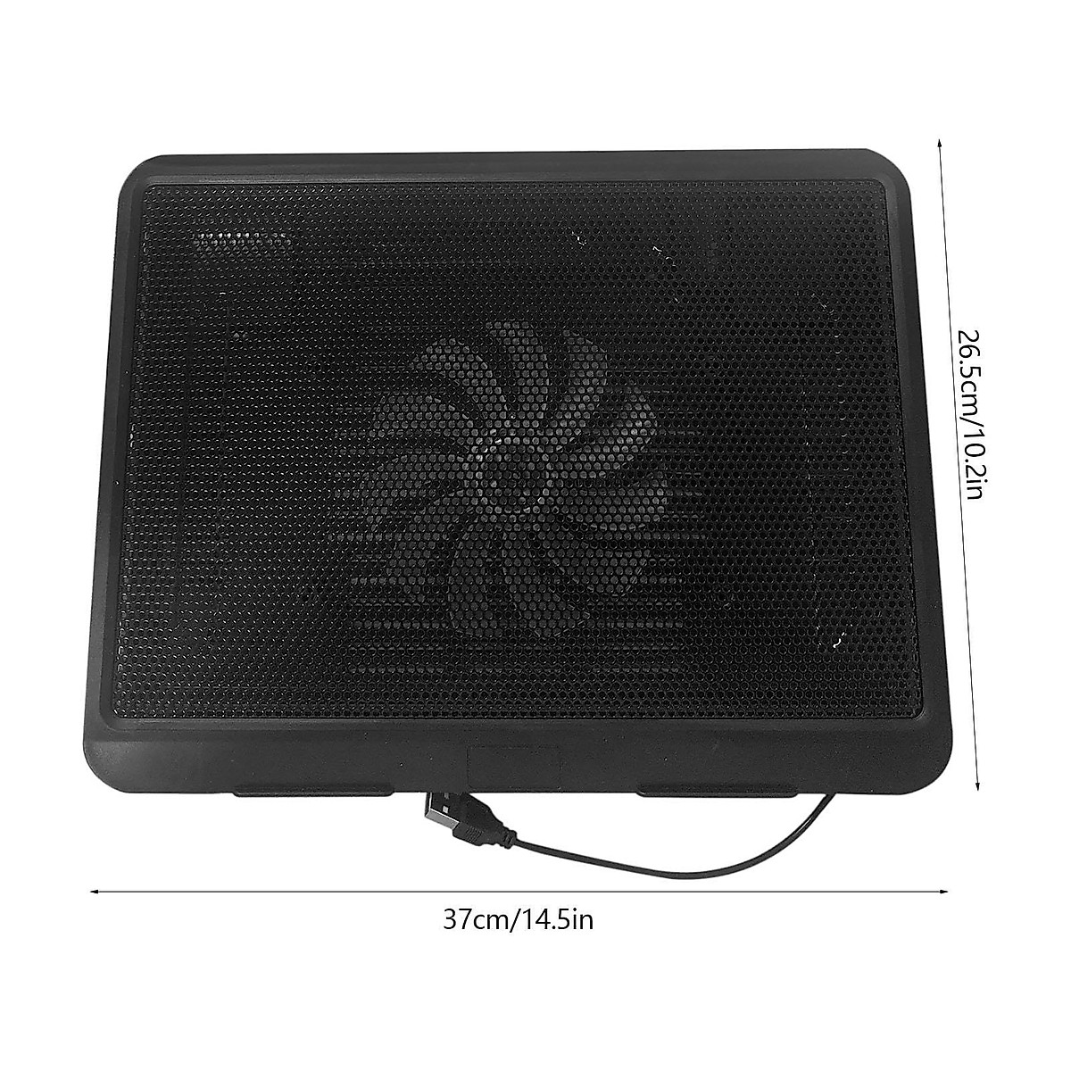 Laptop Pad, Non-Slip Stable Laptop Cooler, Laptop Cooler Stand with Fan and Height Adjustable, Laptop Cooler Cooling Pad with Cooling Fan, Adjustable Mounts Laptop Cooling Stand for Lap, Desk
