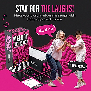 Melody Infidelody - Fun Music Games for Game Night, Music Gifts for Teens, White Elephant, and People Who Love Singing Gifts - Makes an Awesome Gift for Music Lovers